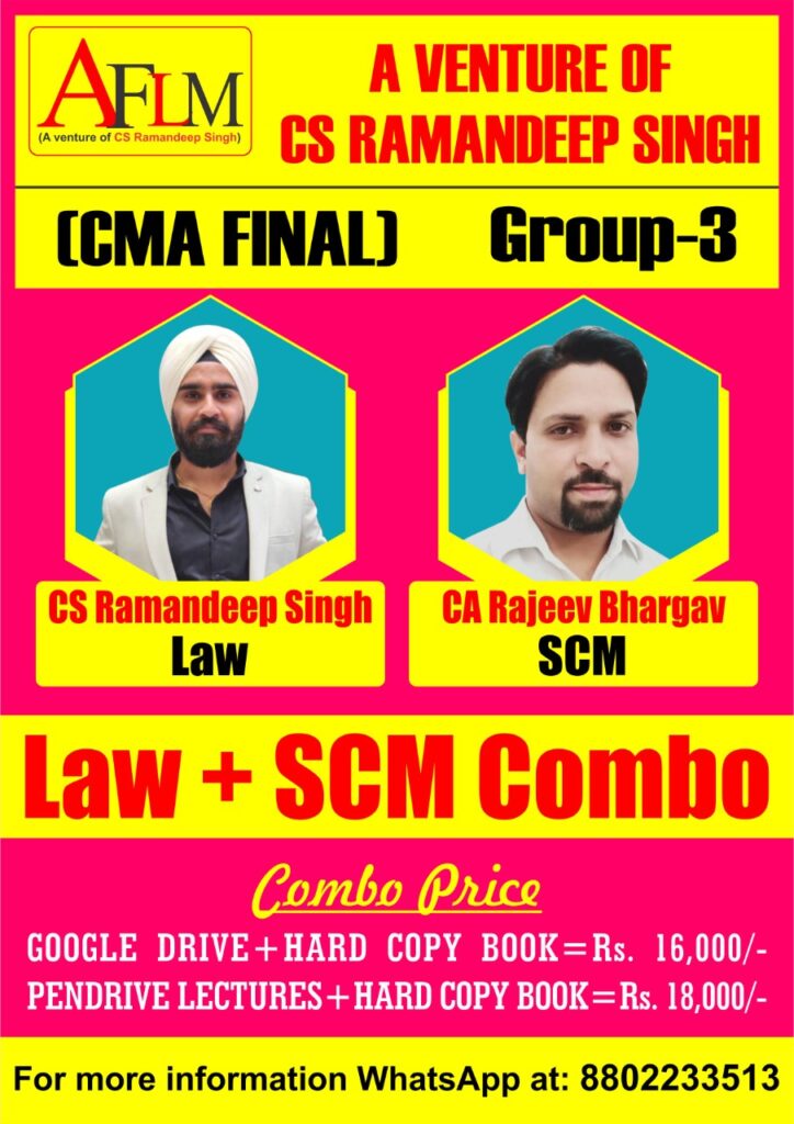 LAW And SCM AFLM LAW And SCM AFLM